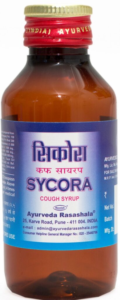 Sycora Cough Syrup – Ayurveda Rasashala